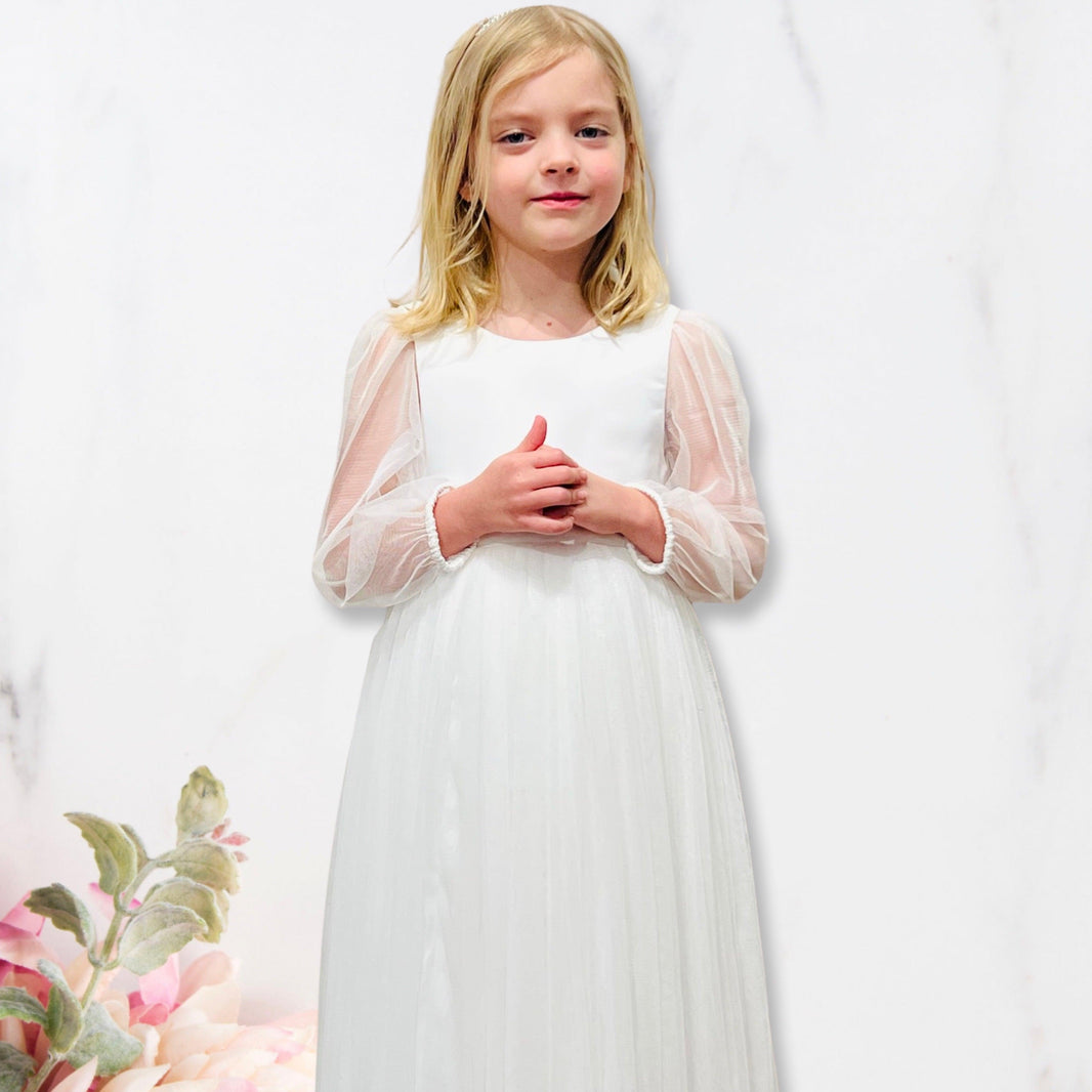 Buy Holy Communion Dresses Online | Baptism Dresses for Kids - Elfin Kidz